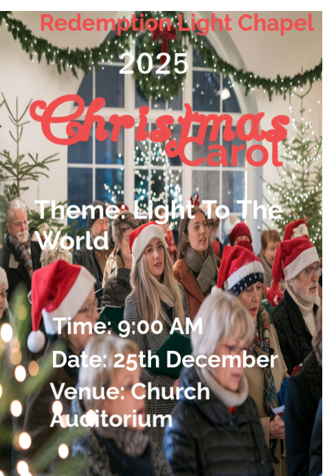 Joyful Christmas Carol A4 Template | PosterMyWall
