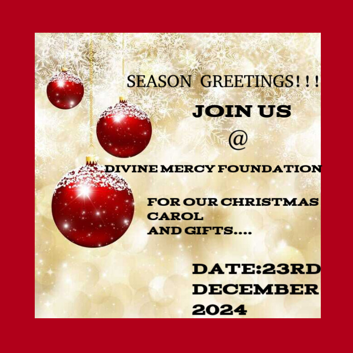 Joyful Christmas Carol Instagram Post Template | PosterMyWall