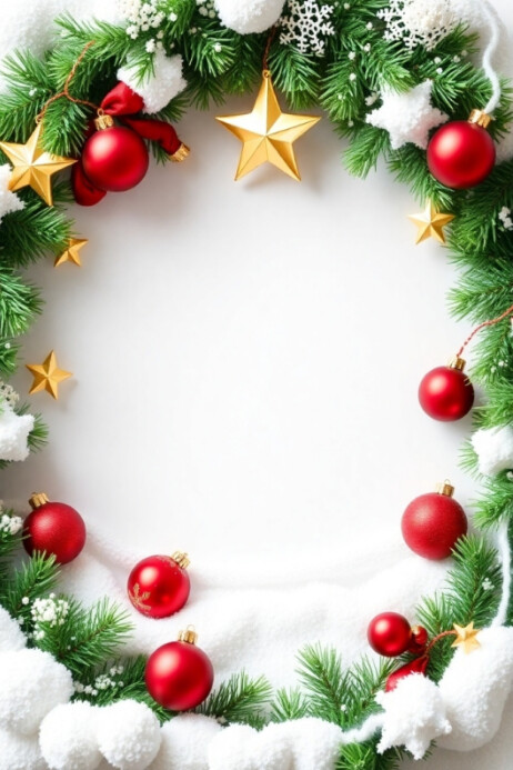 Joyful Christmas Greetings Poster Template | PosterMyWall