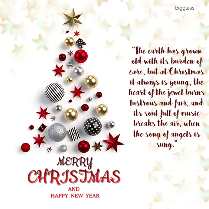 Joyful Christmas Instagram Post Template | PosterMyWall