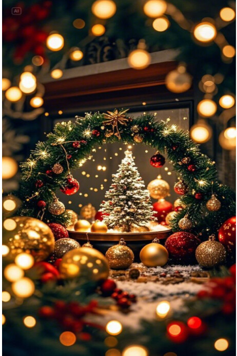 Joyful Christmas Party Poster Template | PosterMyWall