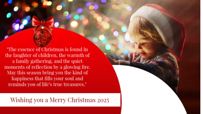 Joyful Christmas Presentation (16:9) Template | PosterMyWall