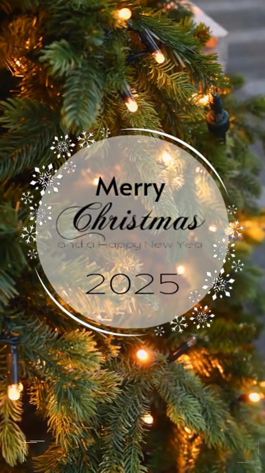 Joyful Christmas Template Happy Digital Display (9:16) | PosterMyWall