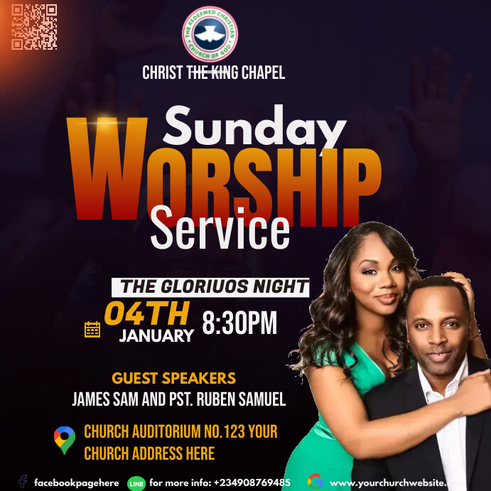 Joyful Church Instagram Post Template | PosterMyWall