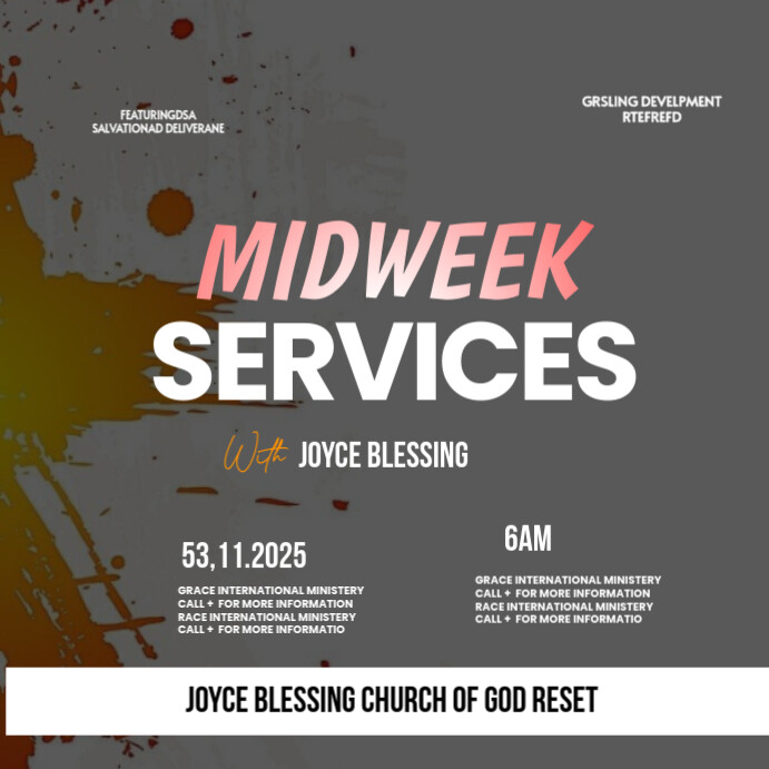 Joyful Church Instagram Post Template | PosterMyWall