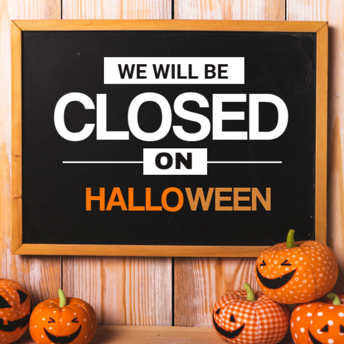 Joyful Closed On Halloween Instagram Post Template | PosterMyWall