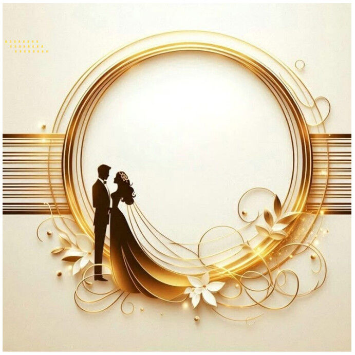 Copy of Joyful Cream Wedding Invitation Instagram Post | PosterMyWall