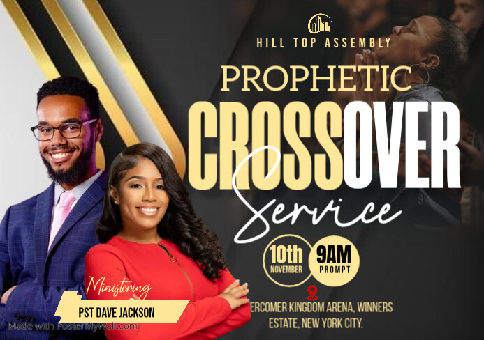 Joyful Crossover A5 Template | PosterMyWall