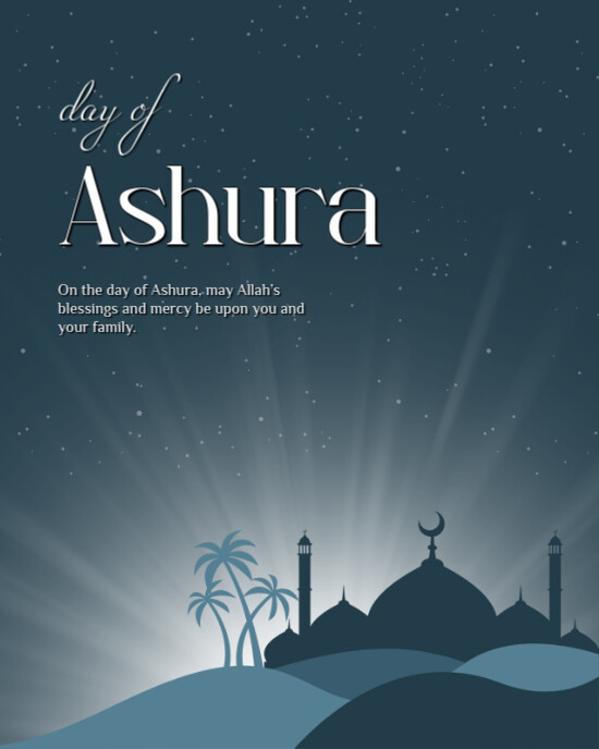 Plantilla de Joyful Day Of Ashura Poster Instagram Portrait | PosterMyWall