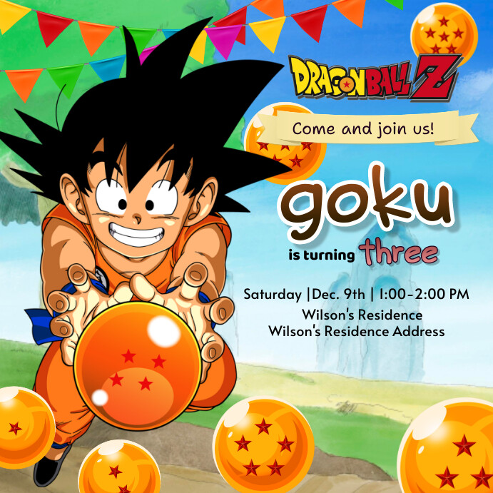 Joyful dragon ball instagram post Template | PosterMyWall