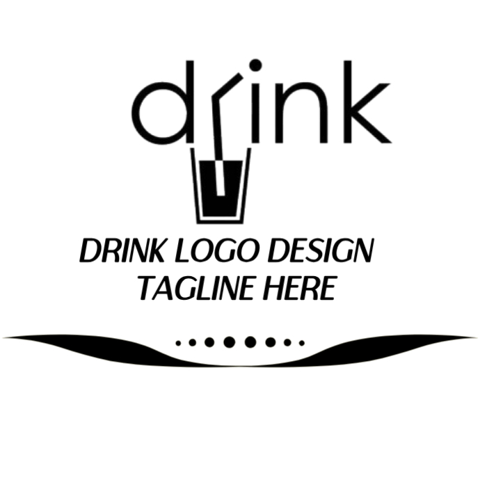 Joyful Drink Logo Design Logo Template | PosterMyWall
