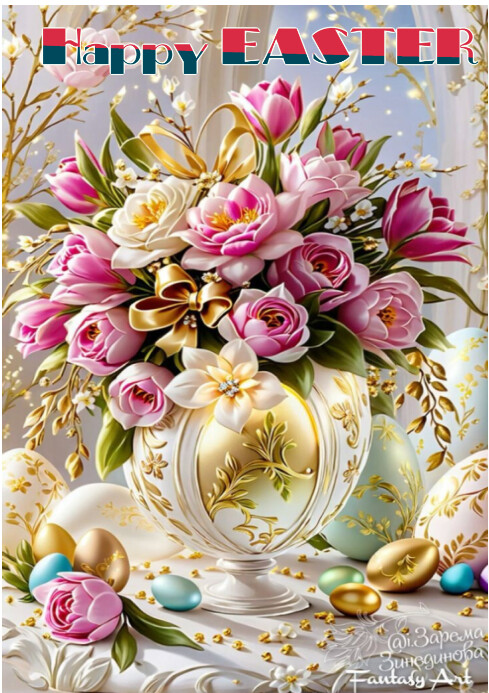 Copy of Joyful Easter Celebration A3 | PosterMyWall