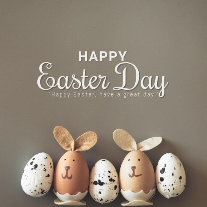 Joyful Easter Day Instagram Post Template | PosterMyWall