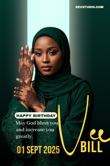 Plantilla de Joyful Elegant Birthday Poster | PosterMyWall