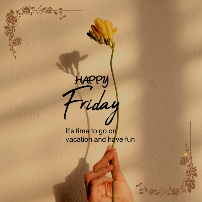 Joyful Enjoy Yor Friday/motivation/today Is Friday/friday Morning/hello ...