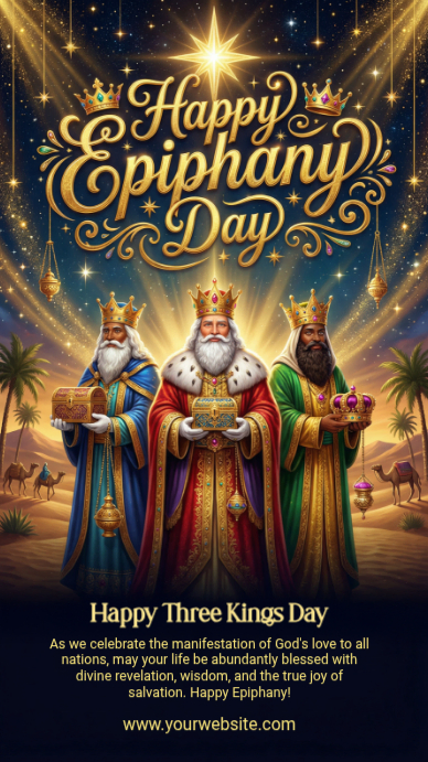 Joyful Epiphany Day Instagram Story Template | PosterMyWall