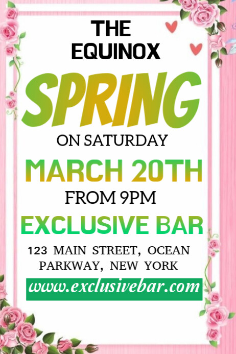 Copy of Joyful Equinox Spring Party Poster | PosterMyWall
