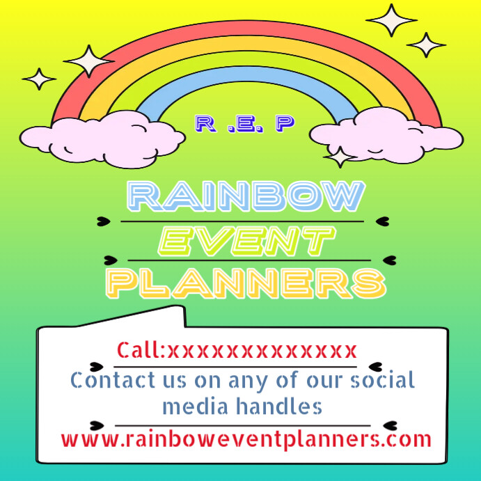 Joyful Event Planners Instagram Post Template | PosterMyWall