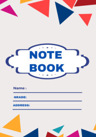 EXERCISE BOOK COVER Template | PosterMyWall
