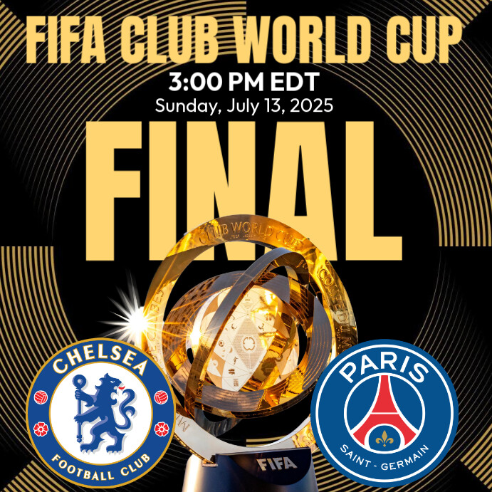 Copy of Joyful Fifa World Cup Final Match Instagram Post | PosterMyWall