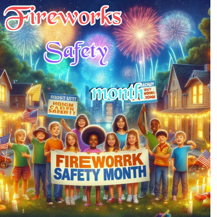 Copy of Joyful Fireworks Safety Month Instagram Post | PosterMyWall