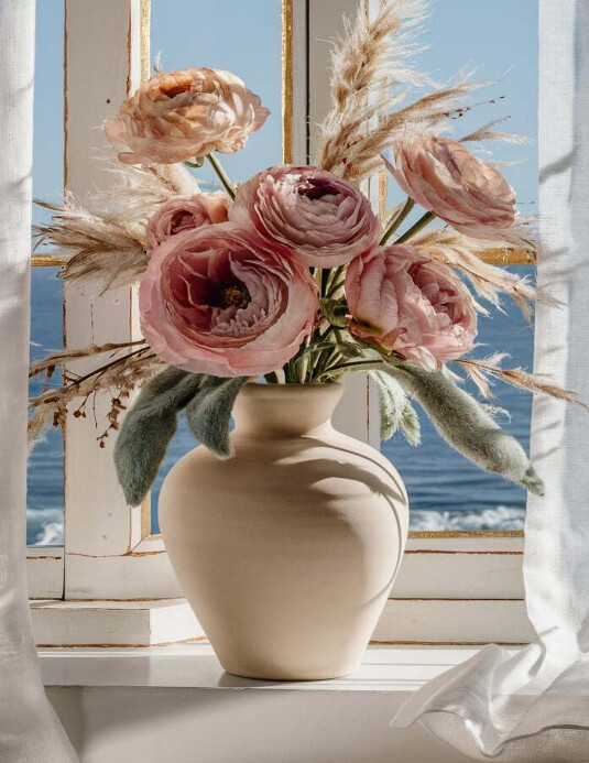 Copy of Joyful Flower Vase Flyer (us Letter) | PosterMyWall