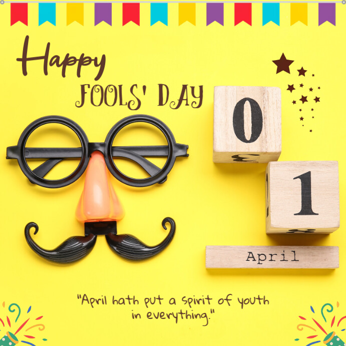 Joyful Fools' Day Instagram Post Template | PosterMyWall