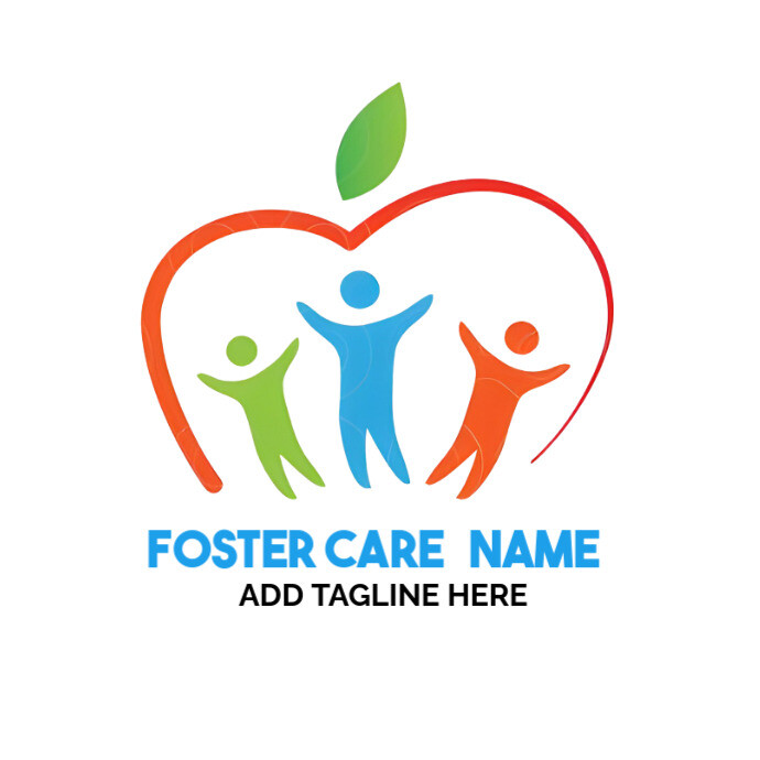 Joyful Foster Care Logo Template | PosterMyWall