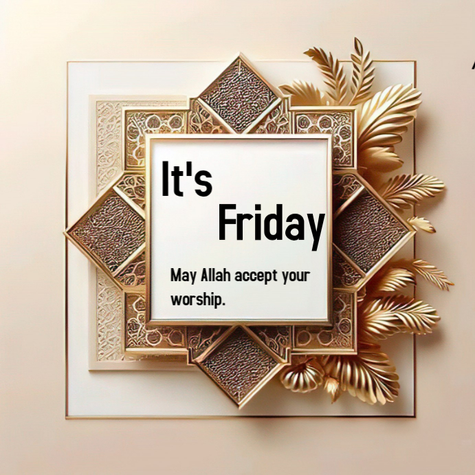 Joyful Friday/jumat Prayer Instagram Post Templat | PosterMyWall