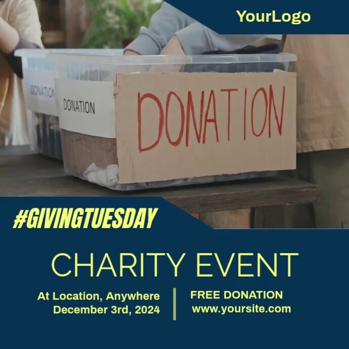 Joyful Giving Tuesday Instagram Post Template | PosterMyWall