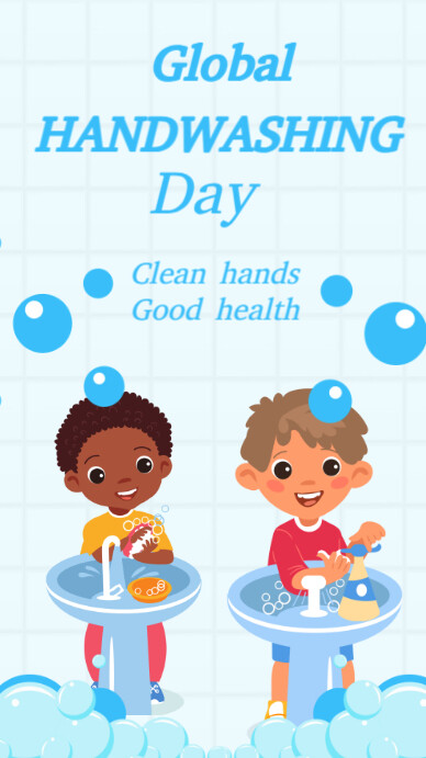 Joyful Global International Hand Washing Day Instagram Story Template ...