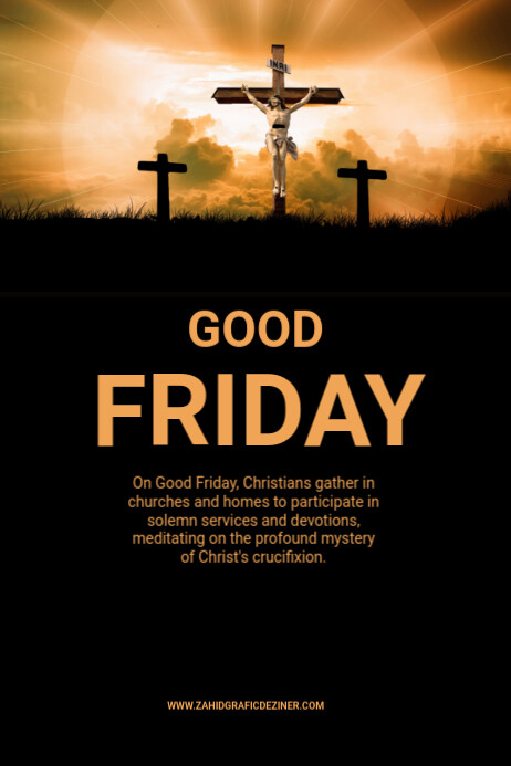 Joyful Good Friday Poster Template | PosterMyWall