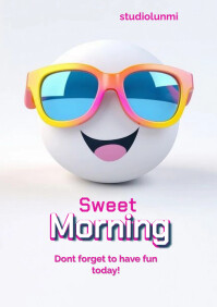 Joyful Good Morning A4 Template | PosterMyWall