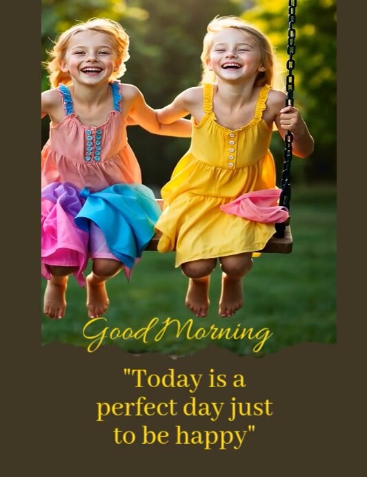Joyful Good Morning Flyer (us Letter) Template | PosterMyWall