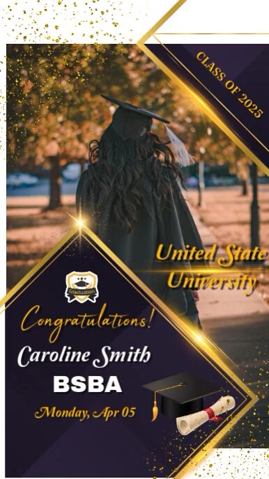 Plantilla de Joyful Graduation Facebook Story | PosterMyWall