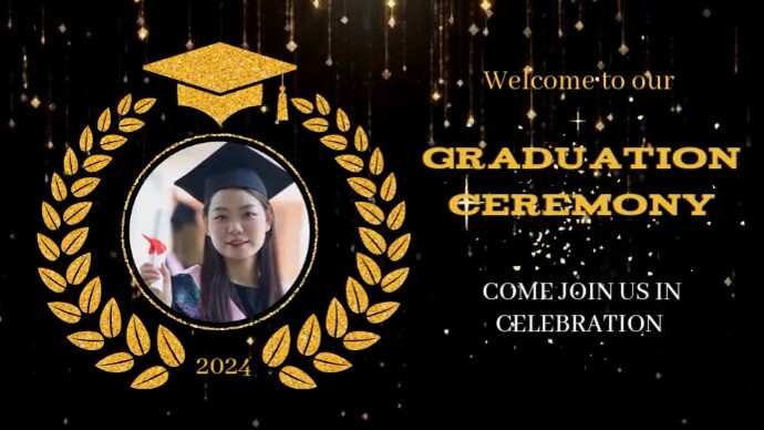 Copy of Joyful Graduation Party Video Youtube | PosterMyWall