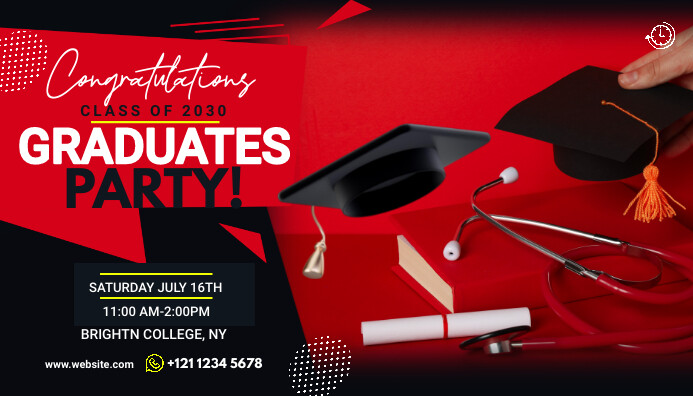 Copy of Joyful Graduation Twitter Post Template Blog | PosterMyWall