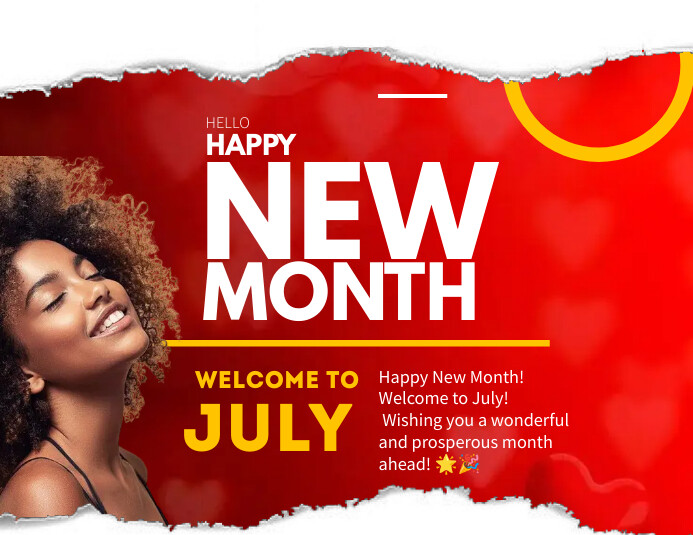 Joyful Graphics Design Happy New Month Wishes Template | PosterMyWall
