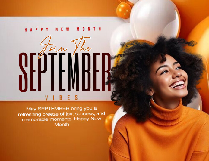 Joyful Graphics Design Happy New Month Wishes Template | PosterMyWall