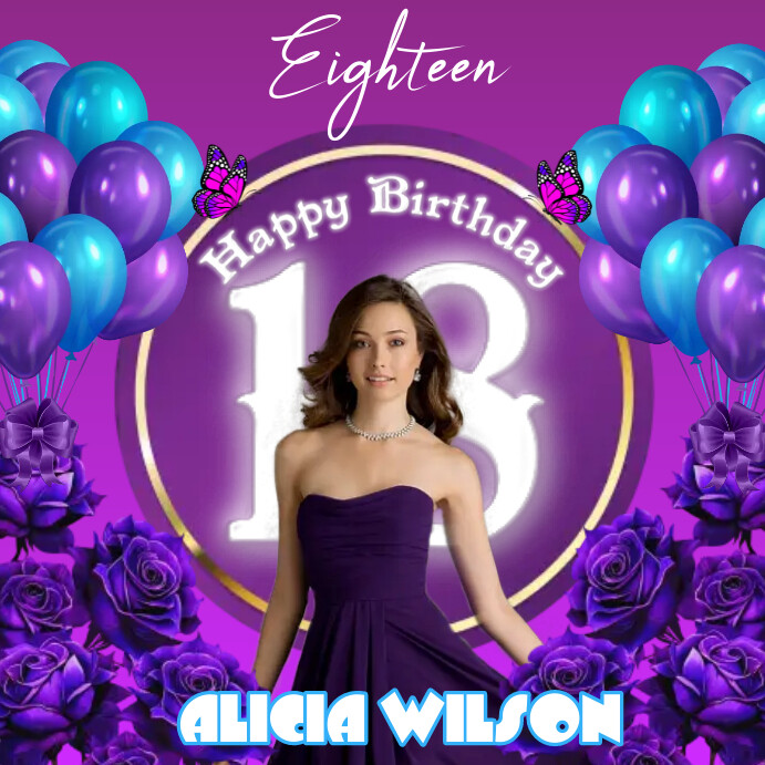 Copy of Joyful Happpy Birthday Instagram Post | PosterMyWall