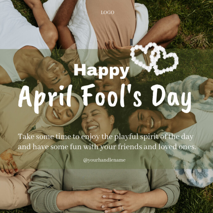 Copy of Joyful Happy April fool's day Instagram Post | PosterMyWall