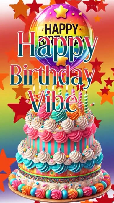 Joyful Happy Birthday Celebrations Instagram Reel Template | PosterMyWall