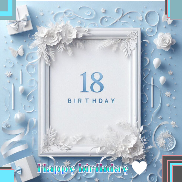 Joyful Happy Birthday Post Template | PosterMyWall