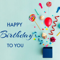 Happy birthday ad design Template | PosterMyWall