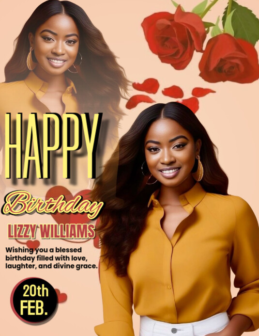 Copy of Joyful Happy Birthday Wife, Mother, Princess, Daughter, Pastor ...