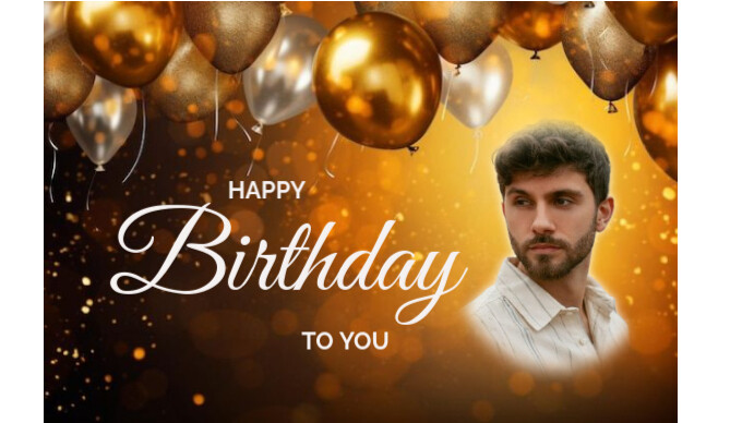 Joyful Happy Birthday Youtube Thumbnail Template | PosterMyWall