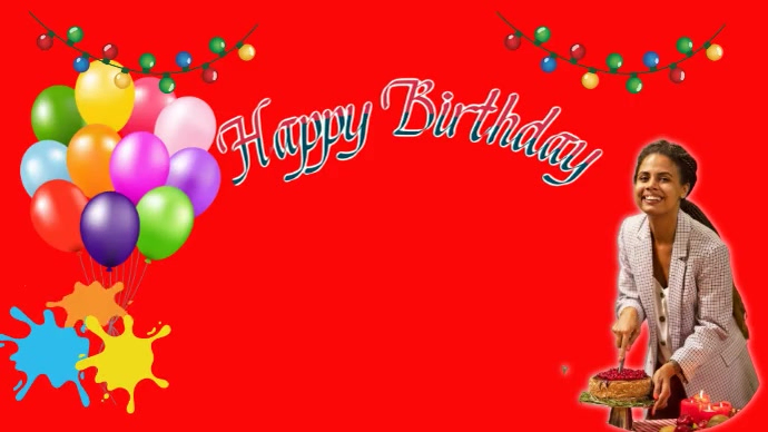 Joyful Happy Birthday Youtube Thumbnail Template | PosterMyWall