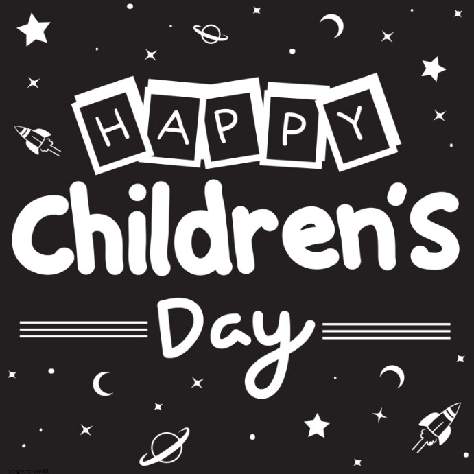 Joyful Happy Children Day Instagram Post Template | PosterMyWall
