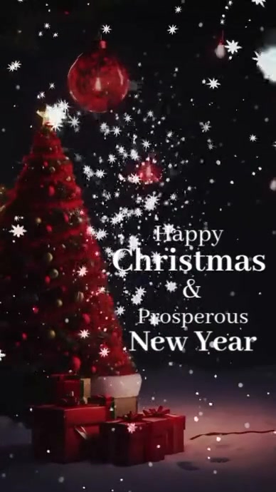 Joyful Happy Christmas Instagram Story Template | PosterMyWall