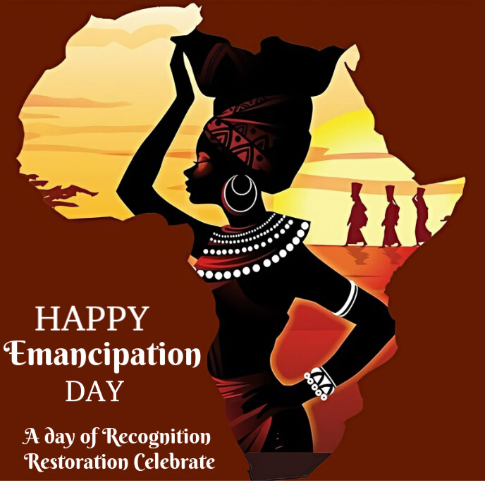 Joyful Happy Emancipation Day Album Cover Template | PosterMyWall